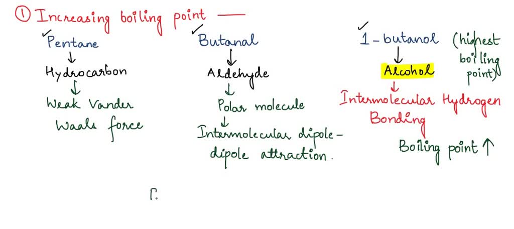 SOLVED: Which is the correct increasing order of boiling points of the ...