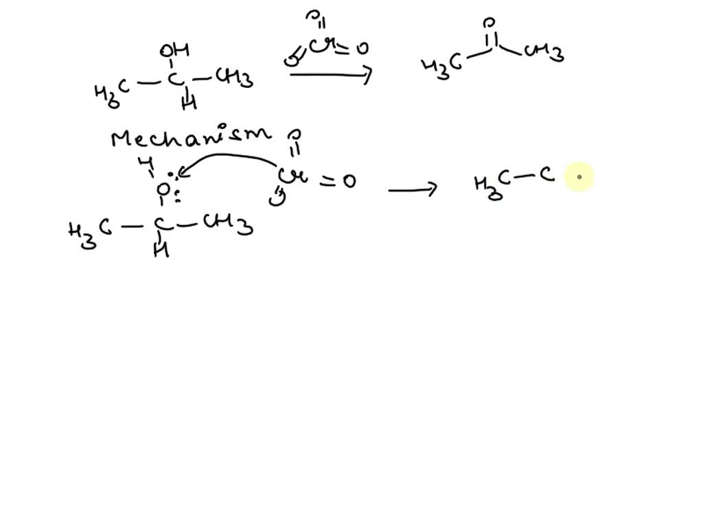 SOLVED: OH H3C CH3 H3C CH3 Cr(VI) compounds are common reagents for the oxidation of alcohols ...