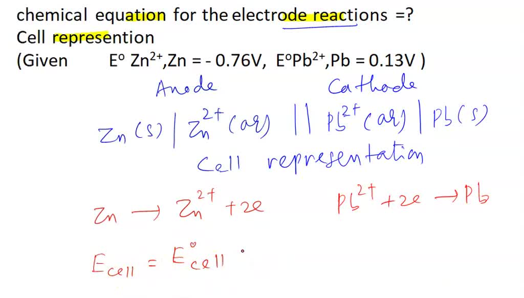 SOLVED: An electrochemical cell is made of two electrodes with Cadmium ...