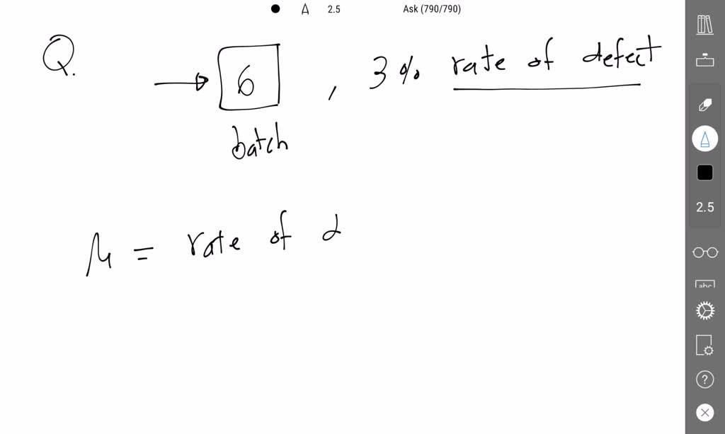 SOLVED: A company manufactures batteries in batches of 6 and there is a ...