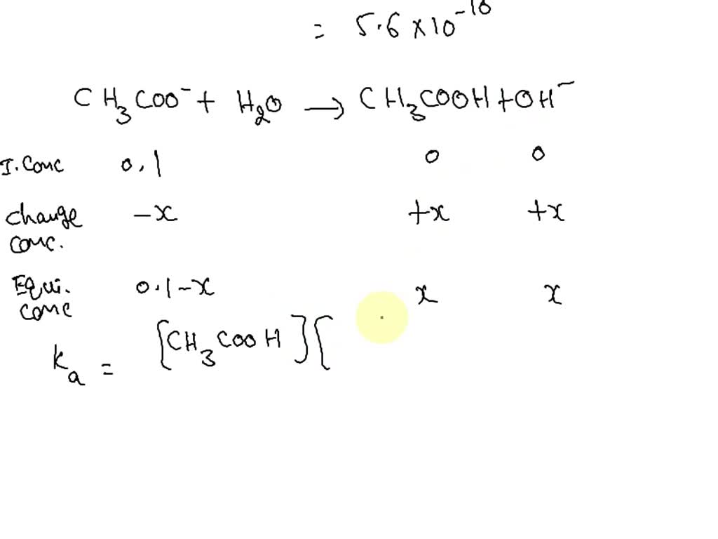 SOLVED: Ka = 1.8 x 10-5 Calculate the pH of a solution that is 0.100 M in HC2H3O2 and 0.200 M in ...