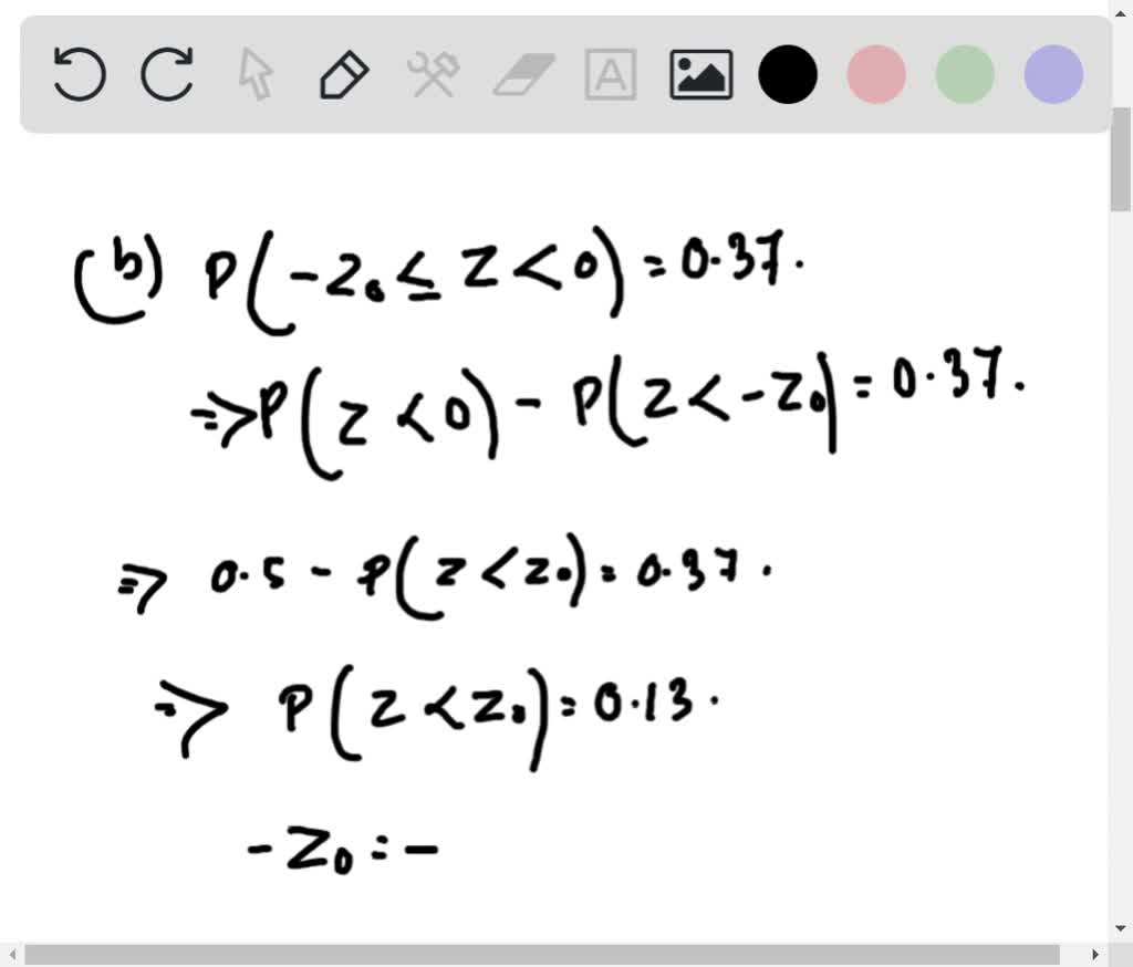 SOLVED: Let Z N(O, 1) (Let Z be a random variable having a Standard ...