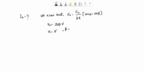 SOLVED: Q5: For a single-phase half-wave uncontrolled rectifier with (RL) load, find the mean ...
