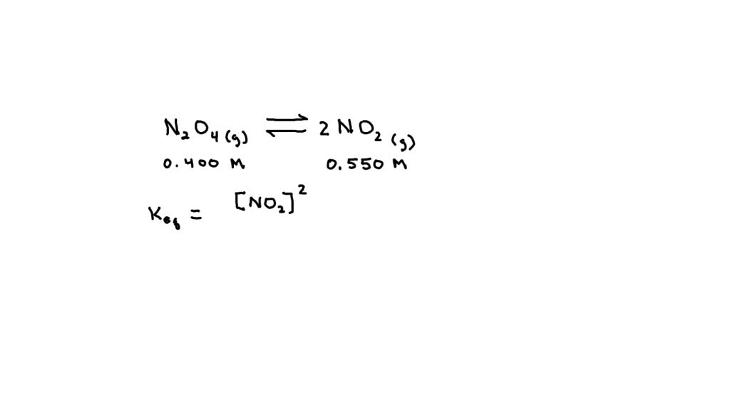 SOLVED: Determine the value of the equilibrium constant (Keq) for this ...