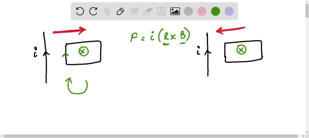 SOLVED: A long, straight wire is in the plane of a rectangular ...