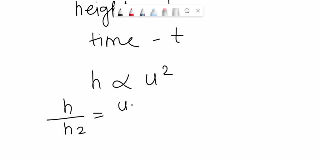 SOLVED: A body is thrown vertically up with velocity 'u' reaches maximum height 'h' in time 't ...