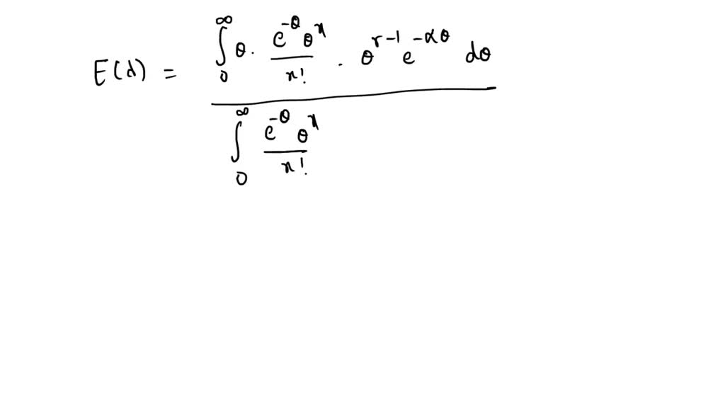 SOLVED: Let Xi, X, be a random sample from a Poisson density function, Î»(x), where Î» > 0. For ...