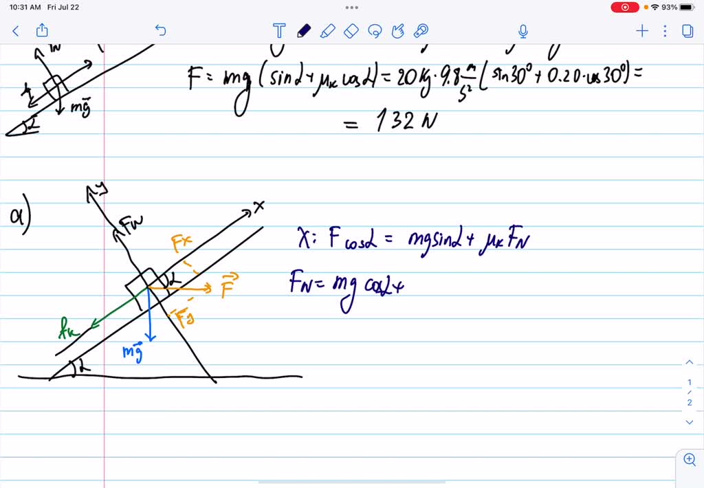 Solved Texts An Object With A Mass M Of 10 Kg Is Resting On A Level