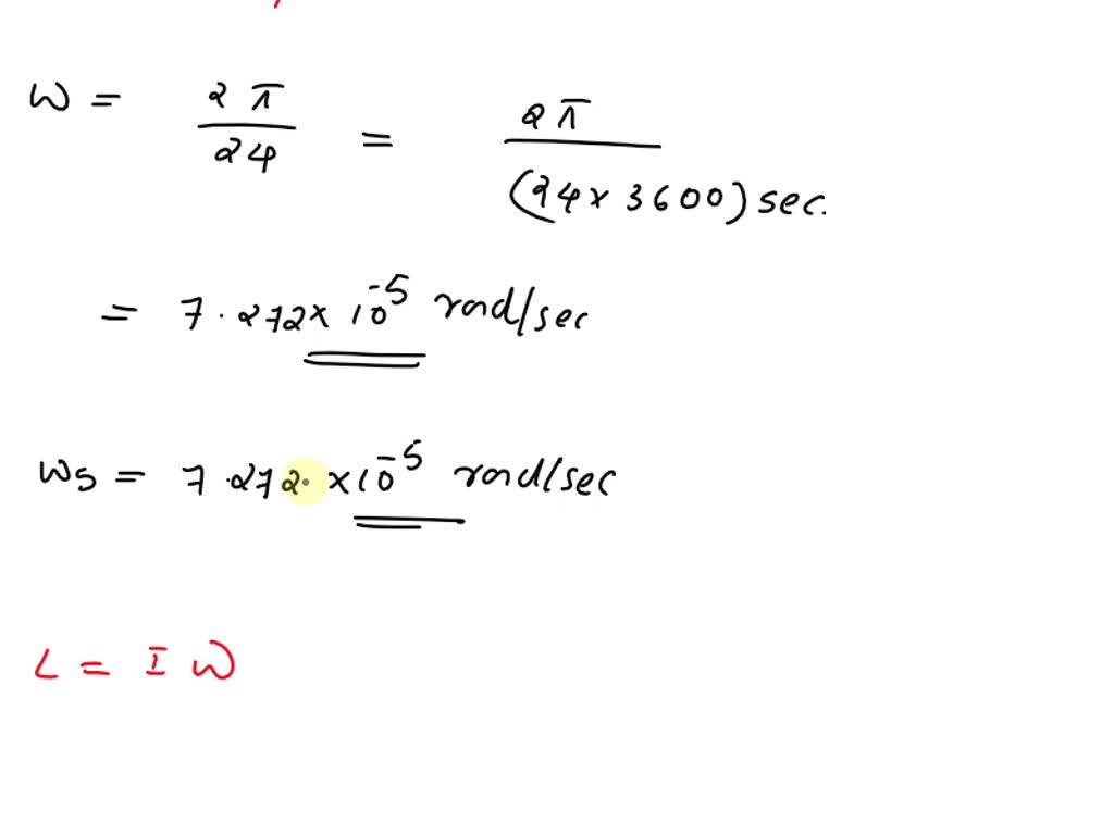 Calculate The Angular Momentum Of Earth That Arises From Its Spinning