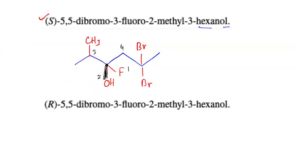 SOLVED: A pair of theoretical enantiomers is named. For each ...