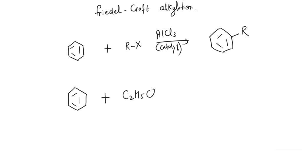 SOLVED: Friedel-Crafts alkylation of benzene with 1-chloropropane in ...