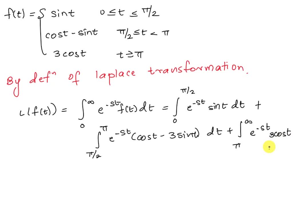 SOLVED: Following function in terms of unit step function and hence ...