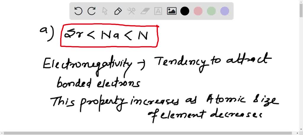 SOLVED: 42) Place the following elements in order of increasing ...