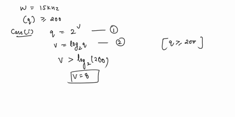An analog signal with bandwidth ws mhz is digitized by using...