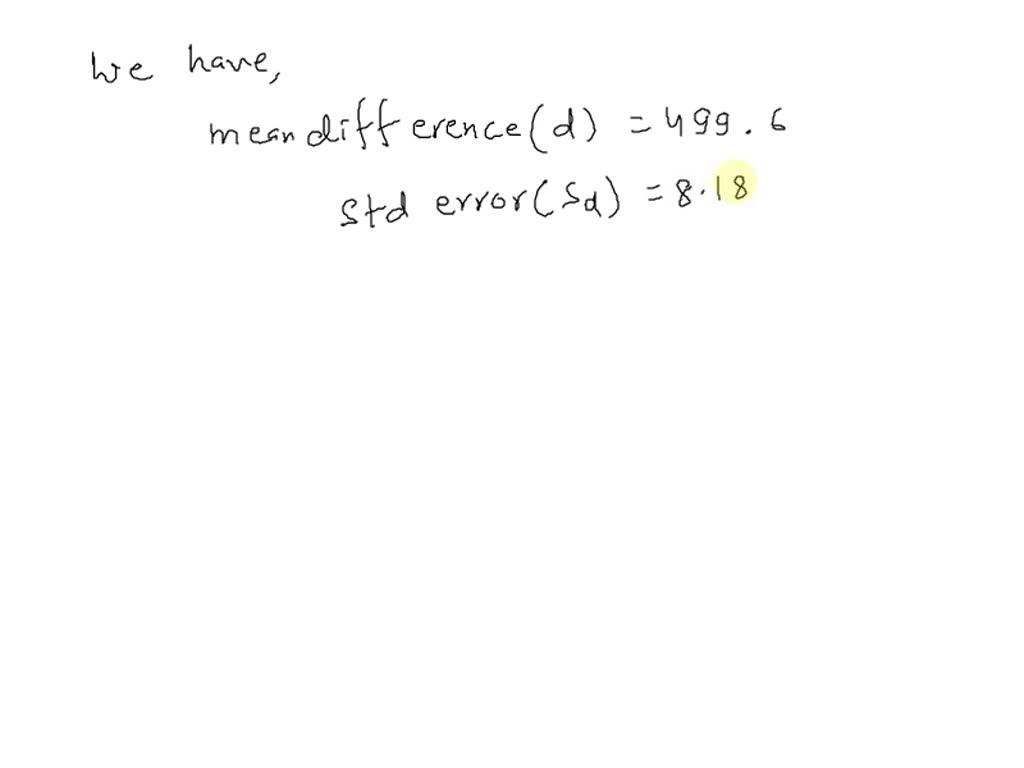 SOLVED: Below is JMP output on a difference of two means: Difference ...