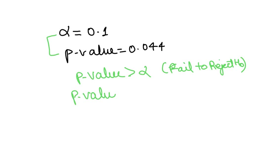 SOLVED: State the Result: A hypothesis test was conducted at the alpha ...