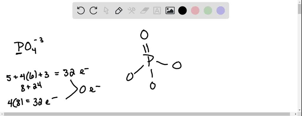 SOLVED: The hybridization of the phosphate ion (PO4-) central P ...