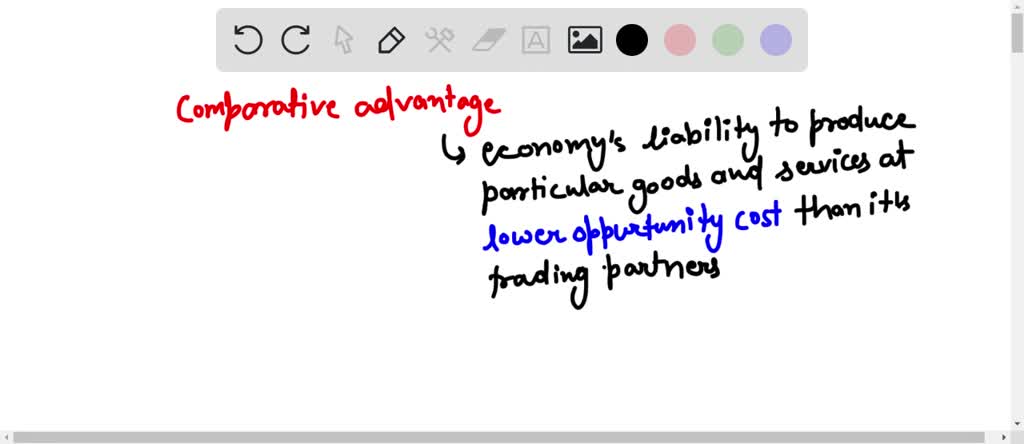 SOLVED: The definition of advantage is the advantage that exists when a ...