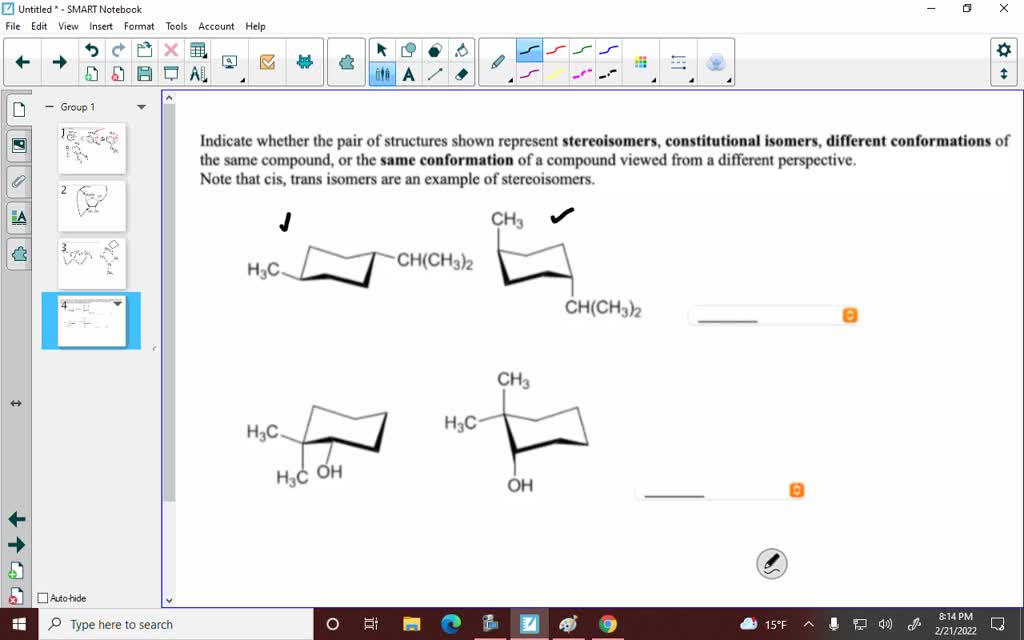 SOLVED: '[Review Toplcs] [References] Indicate whether the pair . of structures shown represent ...