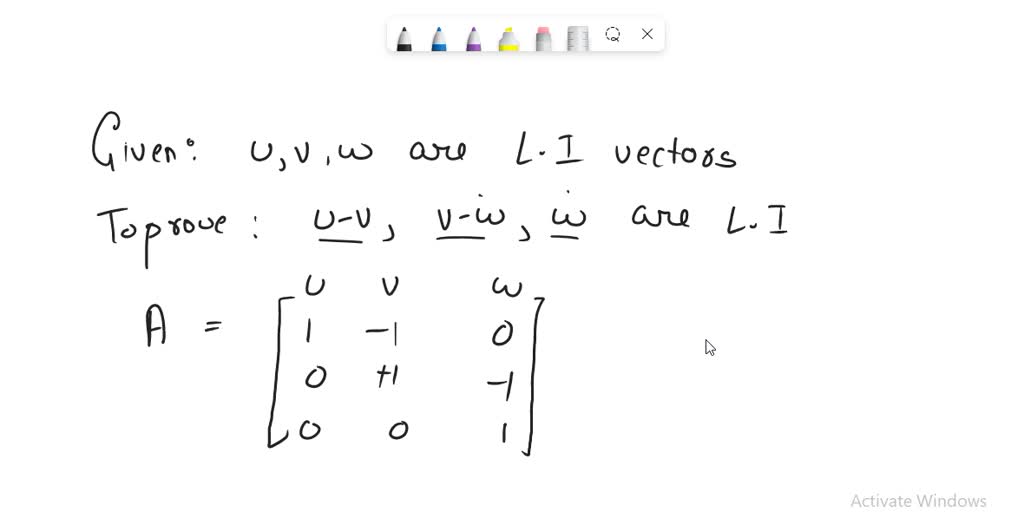 SOLVED: Texts: 4. Suppose that vectors , , and are linearly independent ... SOLVED: Texts: 4. Suppose that vectors , , and are linearly independent ...