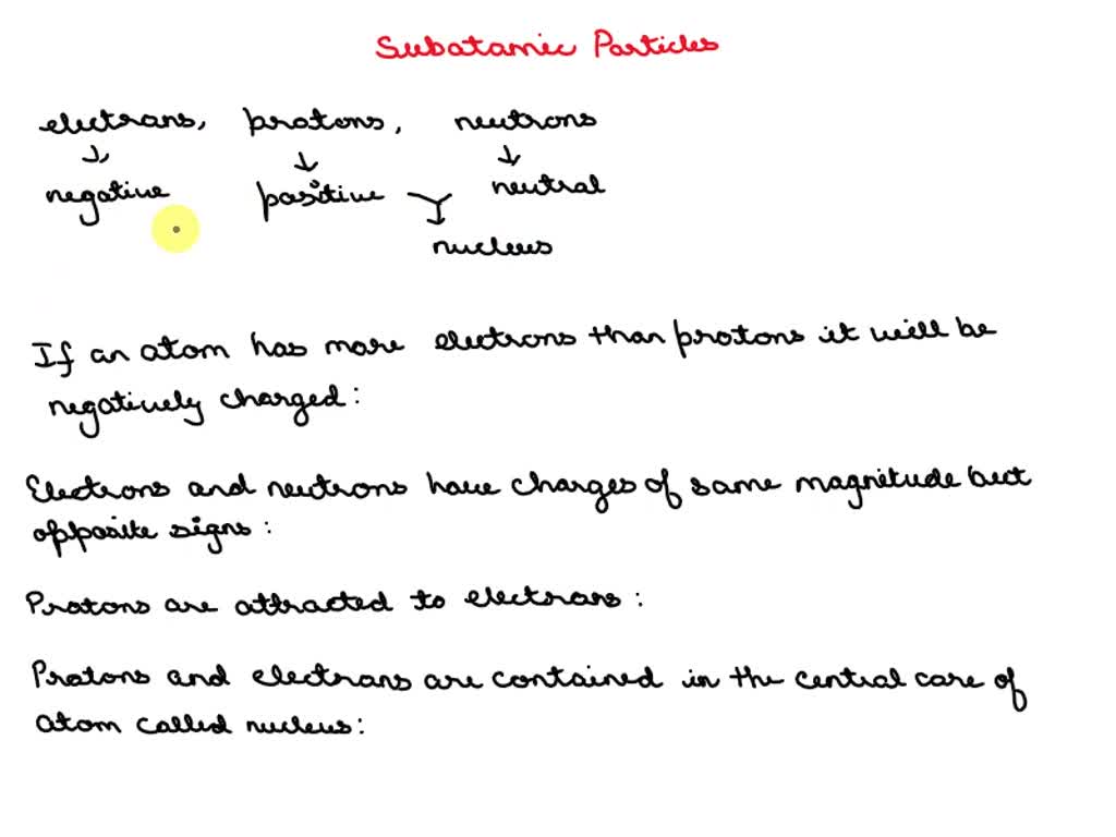 SOLVED: Classify each statement about subatomic particles as true or false. True False Answer ...
