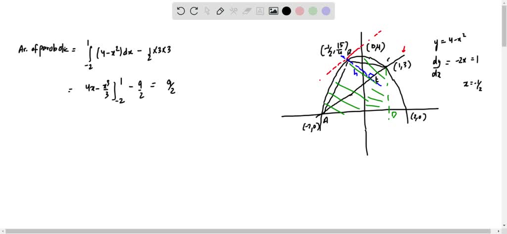 SOLVED: The figure shows a parabolic segment; that is, a portion of a ...