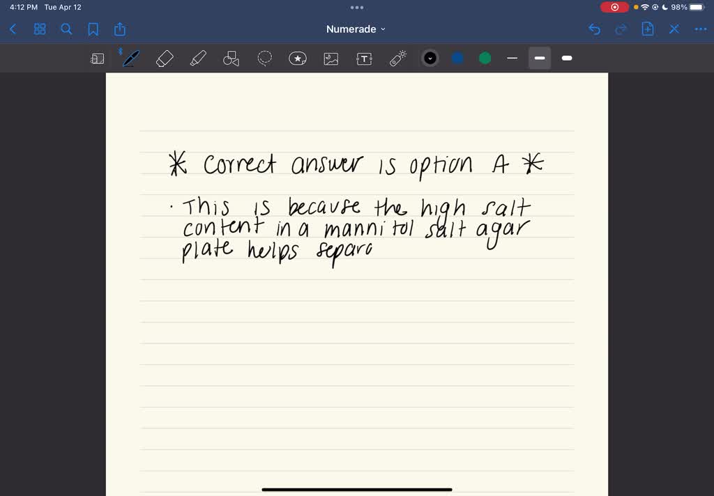 SOLVED: 7. There is a large difference in salt concentrations between ...