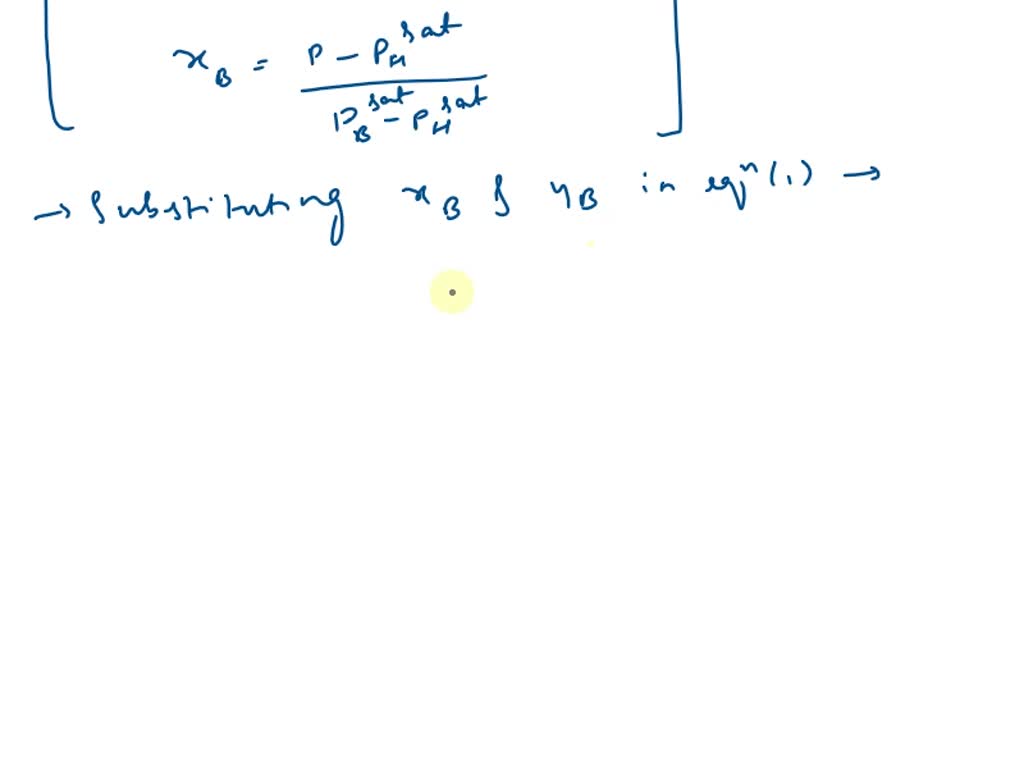 SOLVED: A stream of a mixture at 70°C contains 45 mol% of n-pentane, 25 mol% of n-hexane, and ...