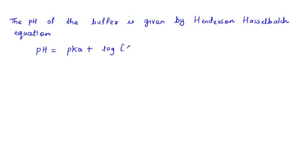 SOLVED: A buffer solution was prepared by dissolving 0.175 mol of sodium carbonate, NazCOz and 0 ...