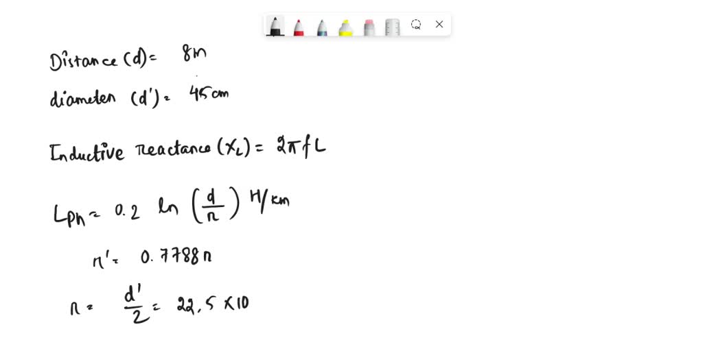 SOLVED: Each conductor of the bundled-conductor line shown below is ...