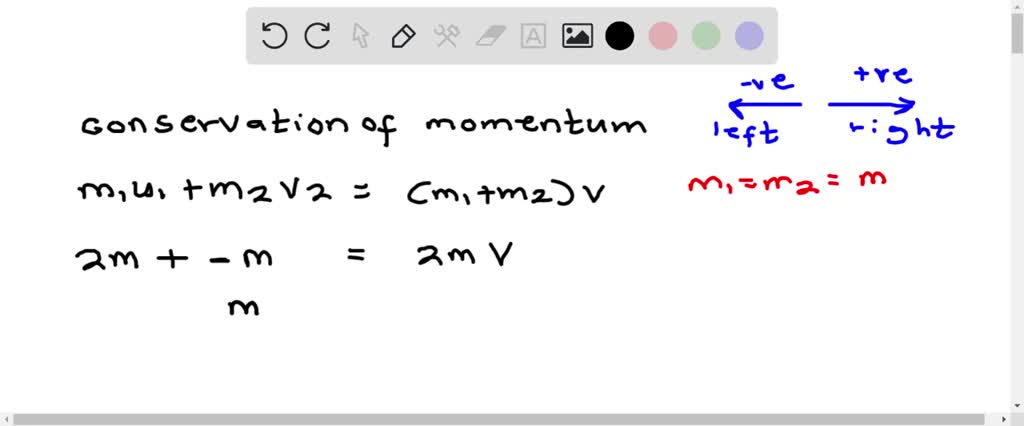 SOLVED: In a physics experiment, two equal-mass carts roll towards each other on a level, low ...