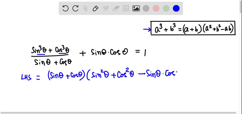 SOLVED: a cosA + bcosB + c cosC = 2asin BsinC