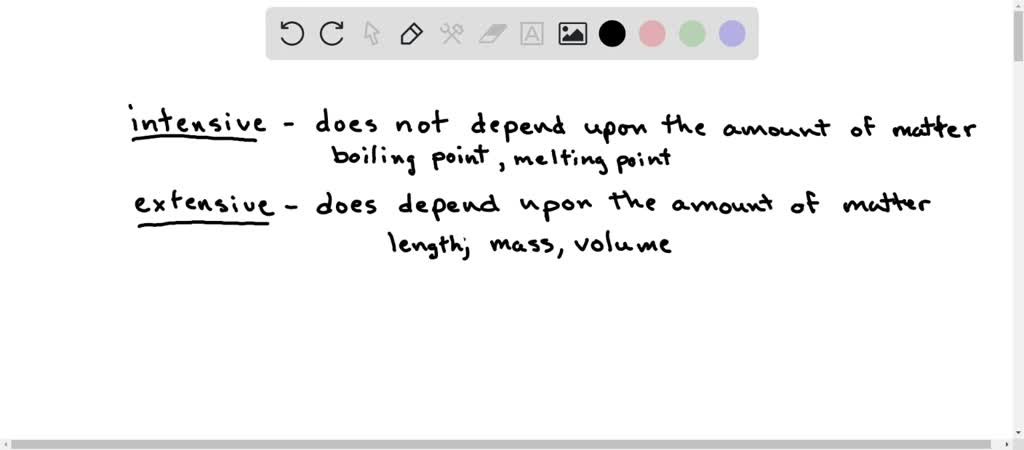 SOLVED: 1. Which one of the following is an extensive property? Point ...