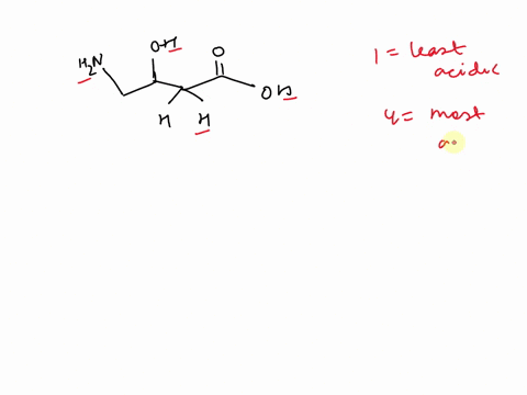 A 4 pts rank the following protons by their acidity most...