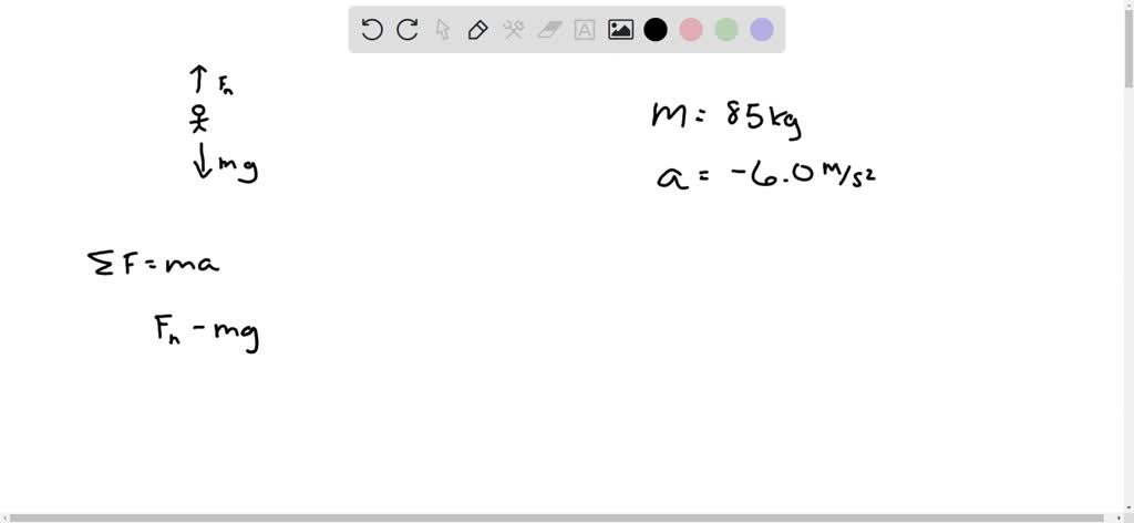 SOLVED: A 85 kg man stands 0n a scale in an elevator that is falling ...