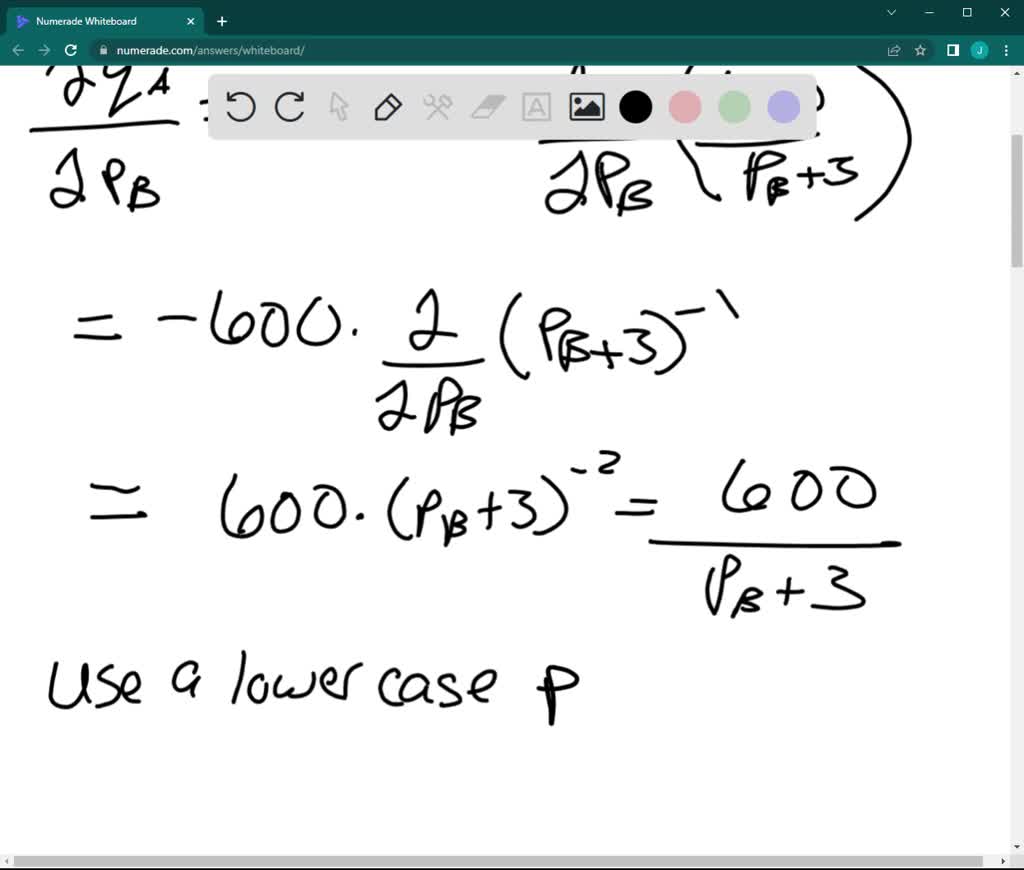 SOLVED: The demand functions for GA and QB units of two related products are given as follows ...