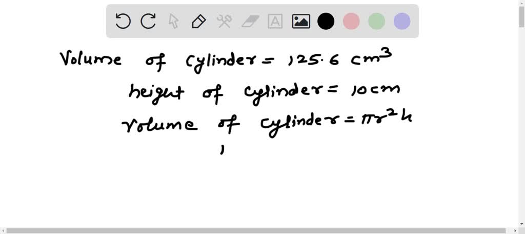 SOLVED: "Monica has a cylindrical container full of marbles The ...