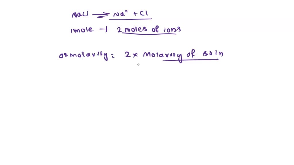 SOLVED: A pickling solution for preserving food is prepared by dissolving 270g of NaCl in 3.8L ...