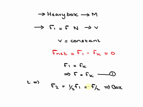 By applying a constant horizontal force of magnitude F, a...