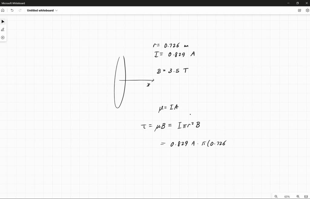SOLVED: A circular wire loop with a radius of 72.6 cm lies flat in the horizontal x-y plane and ...
