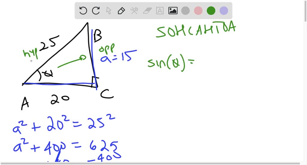 SOLVED: Use the Pythagorean Theorem to find the length of the missing ...