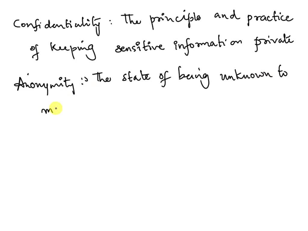 SOLVED: Texts: CIA Confidentiality, integrity, and availability, also ...