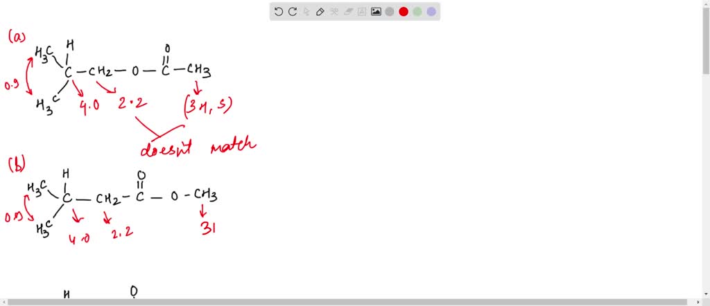 SOLVED: Which of the following compounds corresponds to the ^(1)H NMR ...