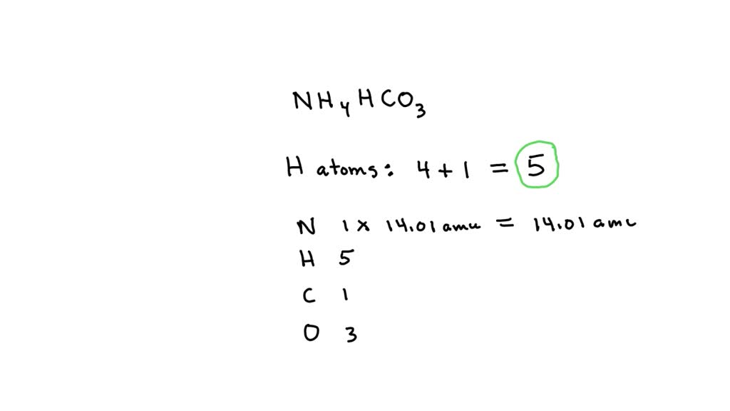 SOLVED: Give the number of atoms of the specified element in the formula unit of the following ...