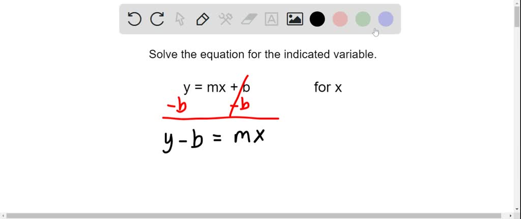 Rewriting equations and formulas - example 2 | Numerade Rewriting equations and formulas - example 2 | Numerade