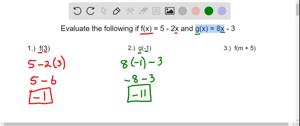 Function Notation - Example 1 | Numerade