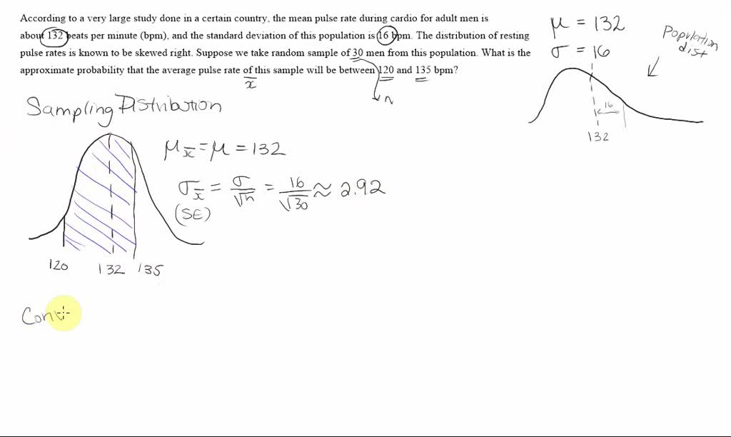 Central Limit Theorem Proportions Example 3 Numerade