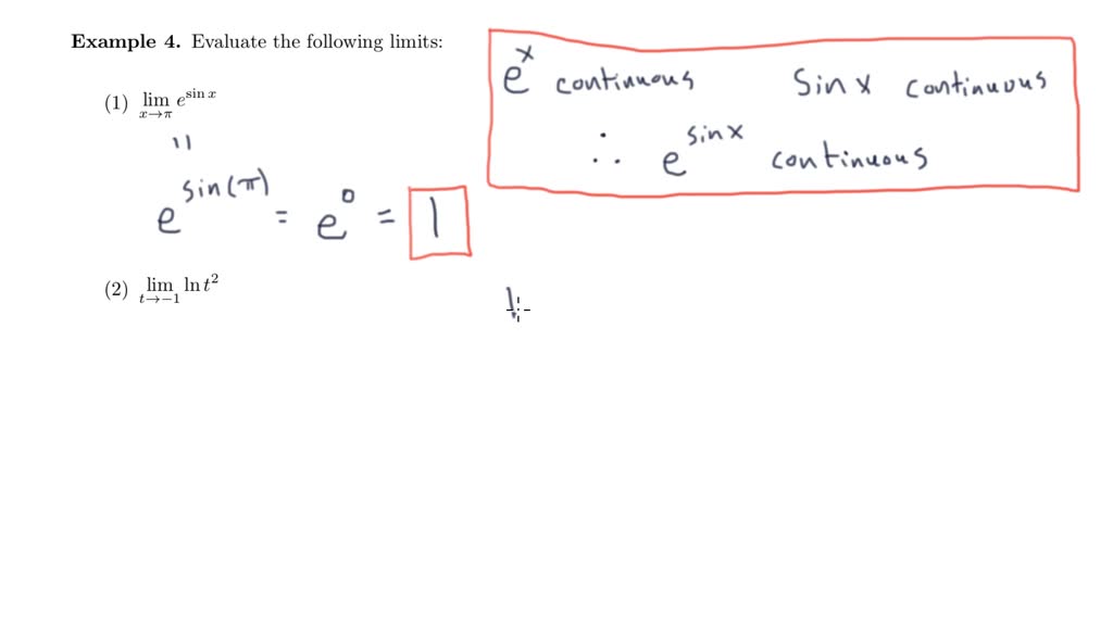 Trigonometric Limits Overview Numerade
