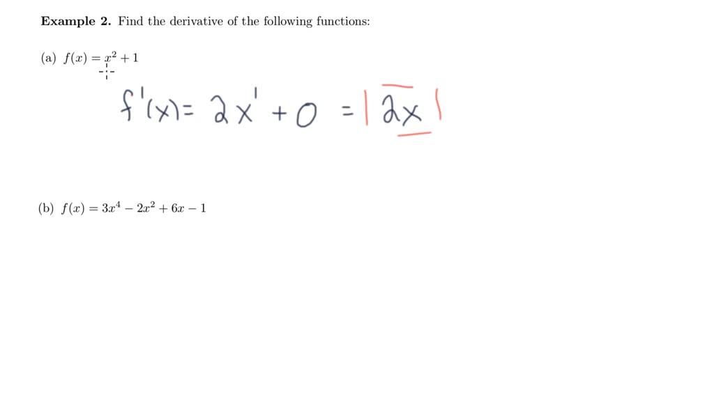 Differentiation rules - example 1 | Numerade