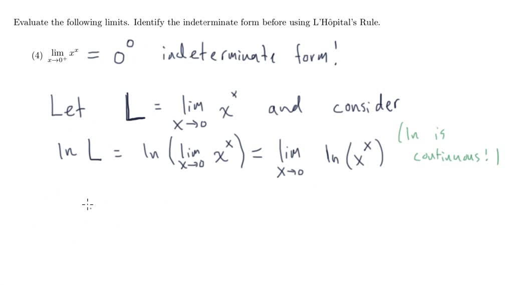 L'hopital's rule - example 1 | Numerade